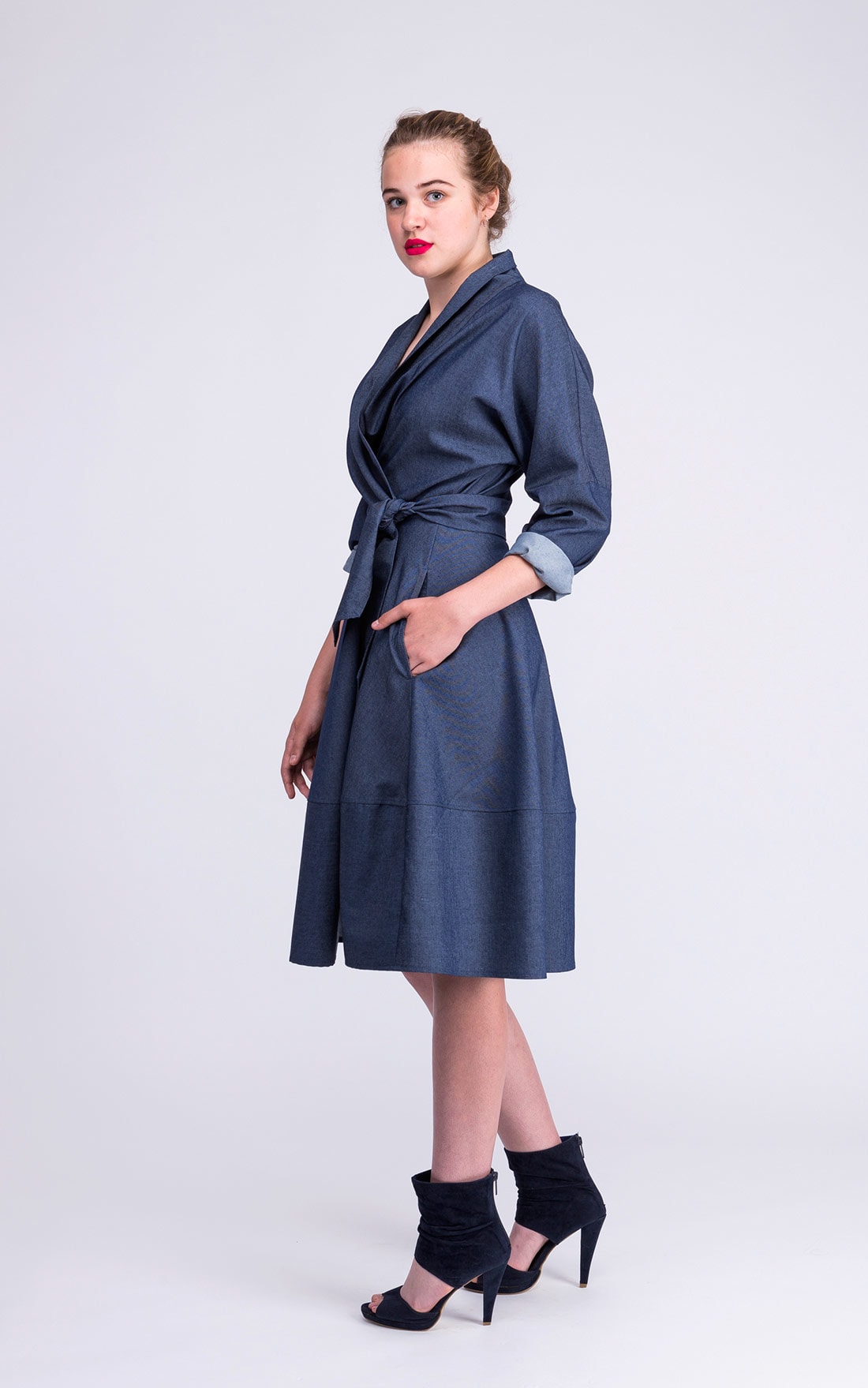 Lauren Denim robe manteau - Boutique ASKA